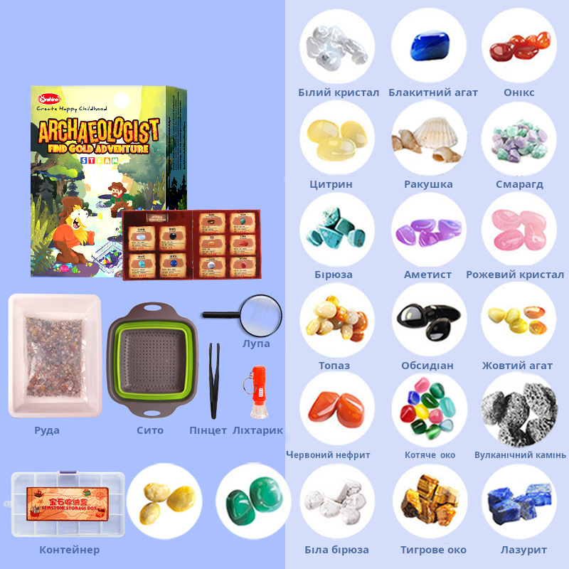 Развивающий STEM-набор Драгоценные камни от Obetty - купить в интернет магазине Obetty: цена, отзывы