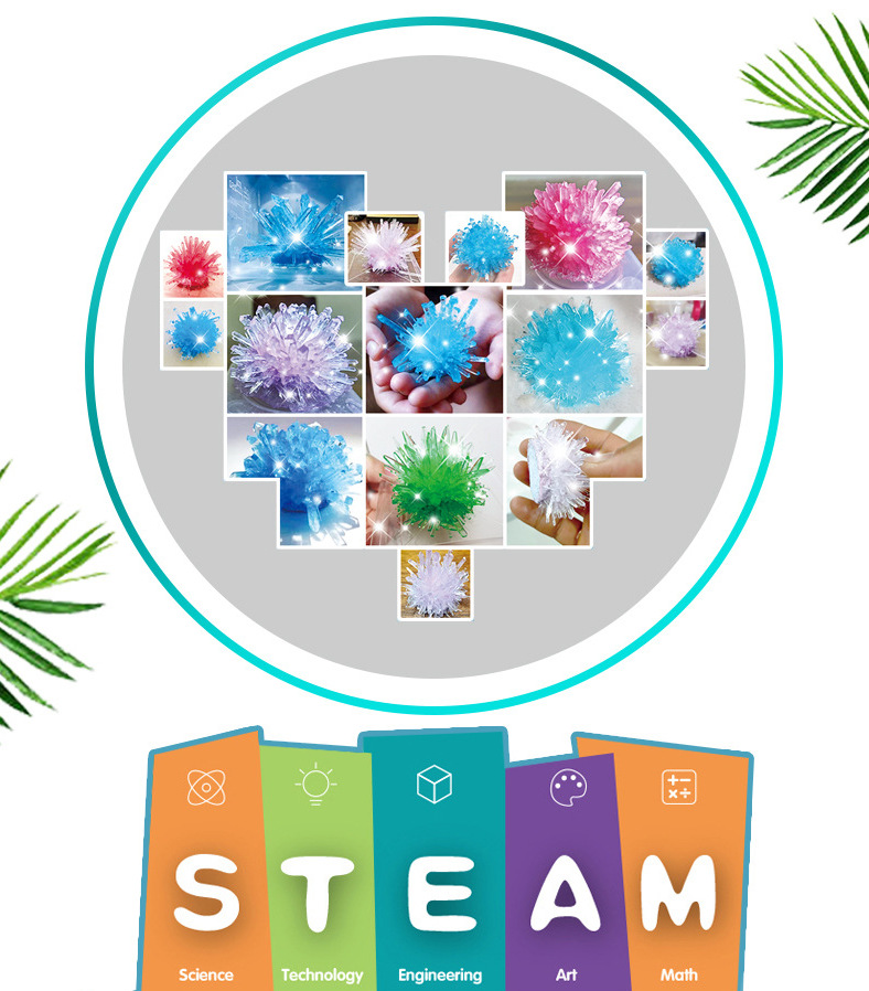 Науковий STEM набір Вирощування кристалів (3 кристали) від Obetty - купити в інтернет магазині ...